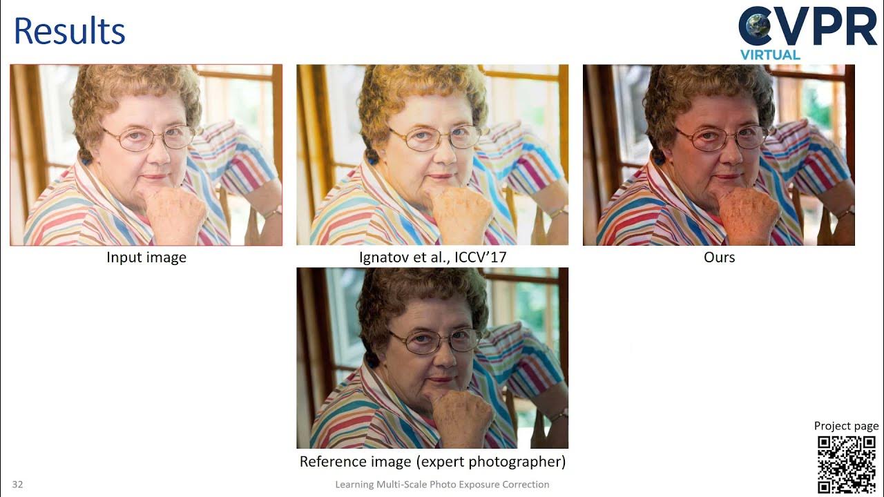 Learning Multi-Scale Photo Exposure Correction (CVPR 2021) - YouTube