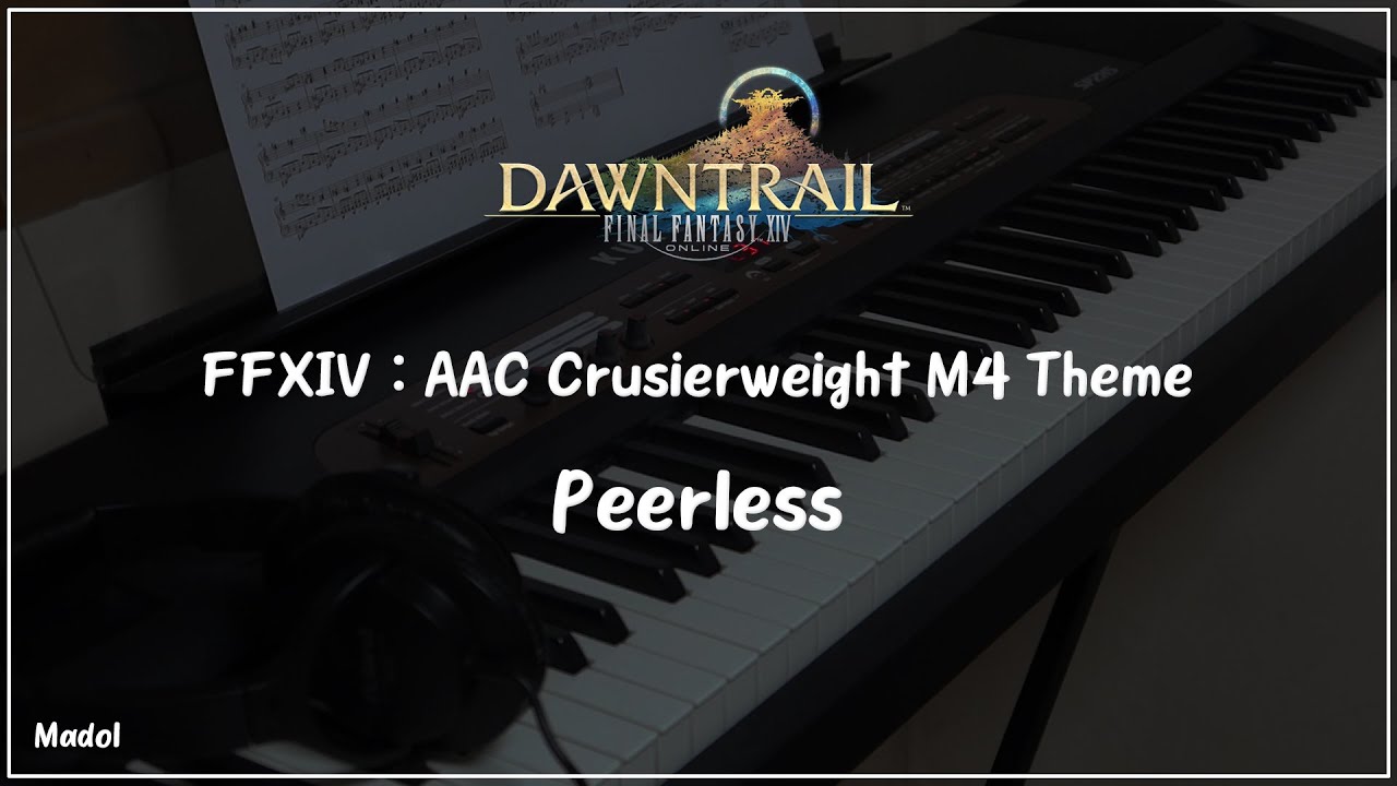 FFXIV 황금의 유산 : Peerless (크루저급 4층 2페이즈 테마) [피아노 커버]｜(M8S Phase 2 Theme ...