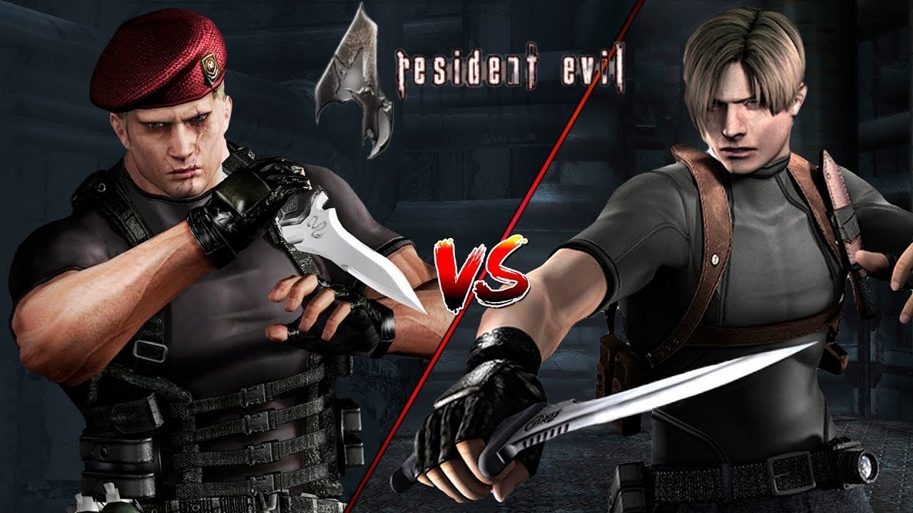 Resident evil 4 Leon vs Jack Krauser but in 2x speed intense moments ...