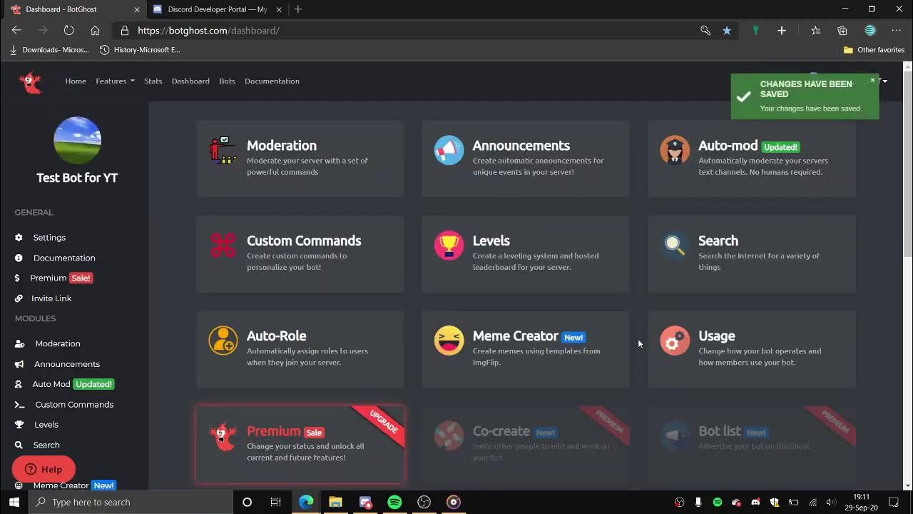 How to make a Discord bot using BotGhost - YouTube