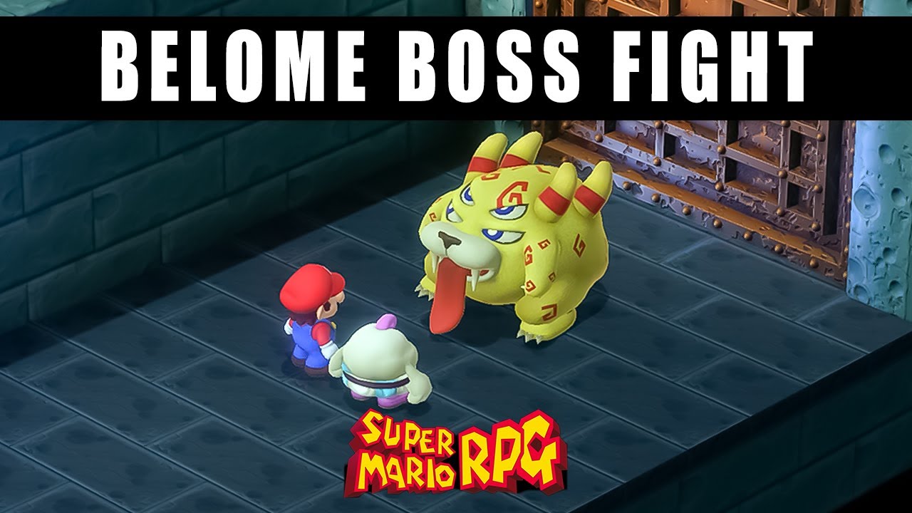 Super Mario RPG Remake Belome Boss Fight - Super Mario RPG Nintendo ...