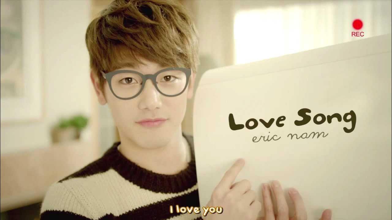 Eric Nam - Love Song「Eng Sub + Romanization + Hangul」 - YouTube