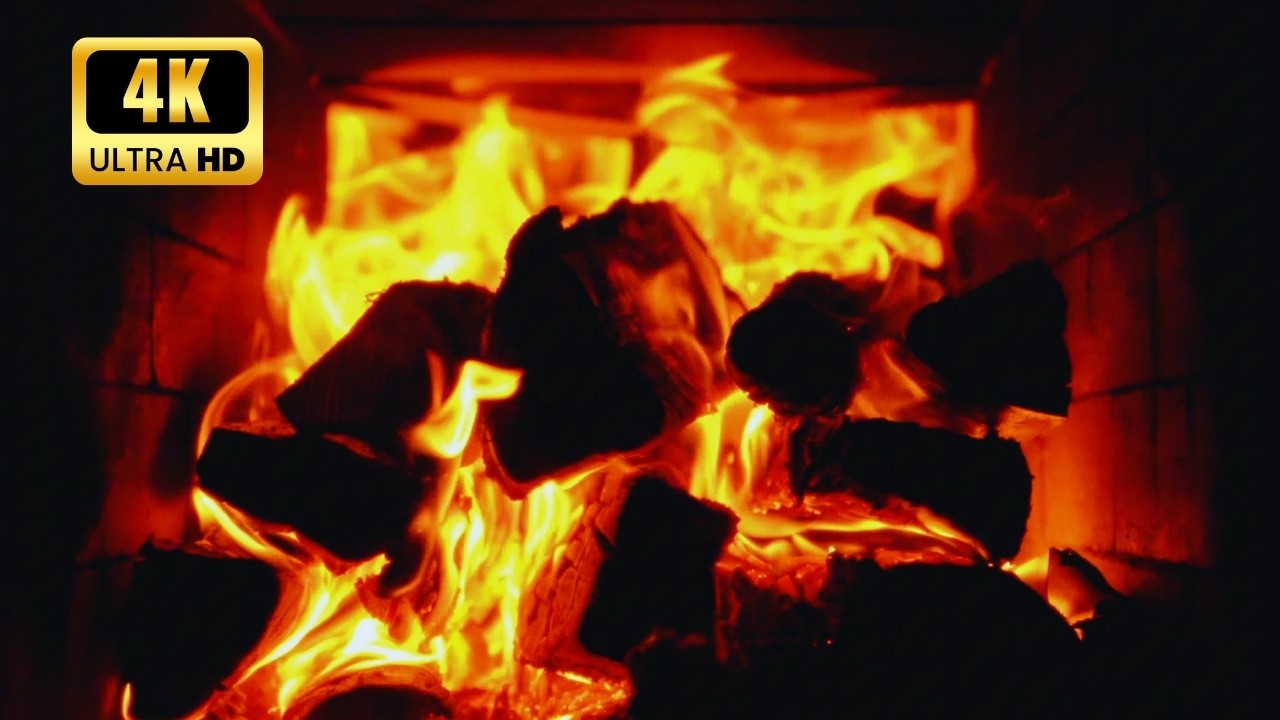 1 Hour Real Crackling Fire 🔥 No Loop, Natural Fireplace Sounds - YouTube