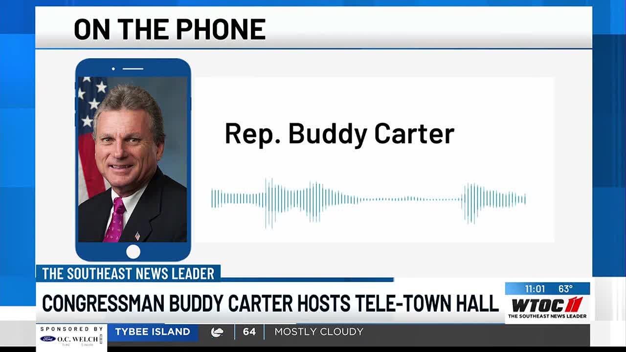 Georgia Congressman Buddy Carter hosts Tele-town Hall - YouTube