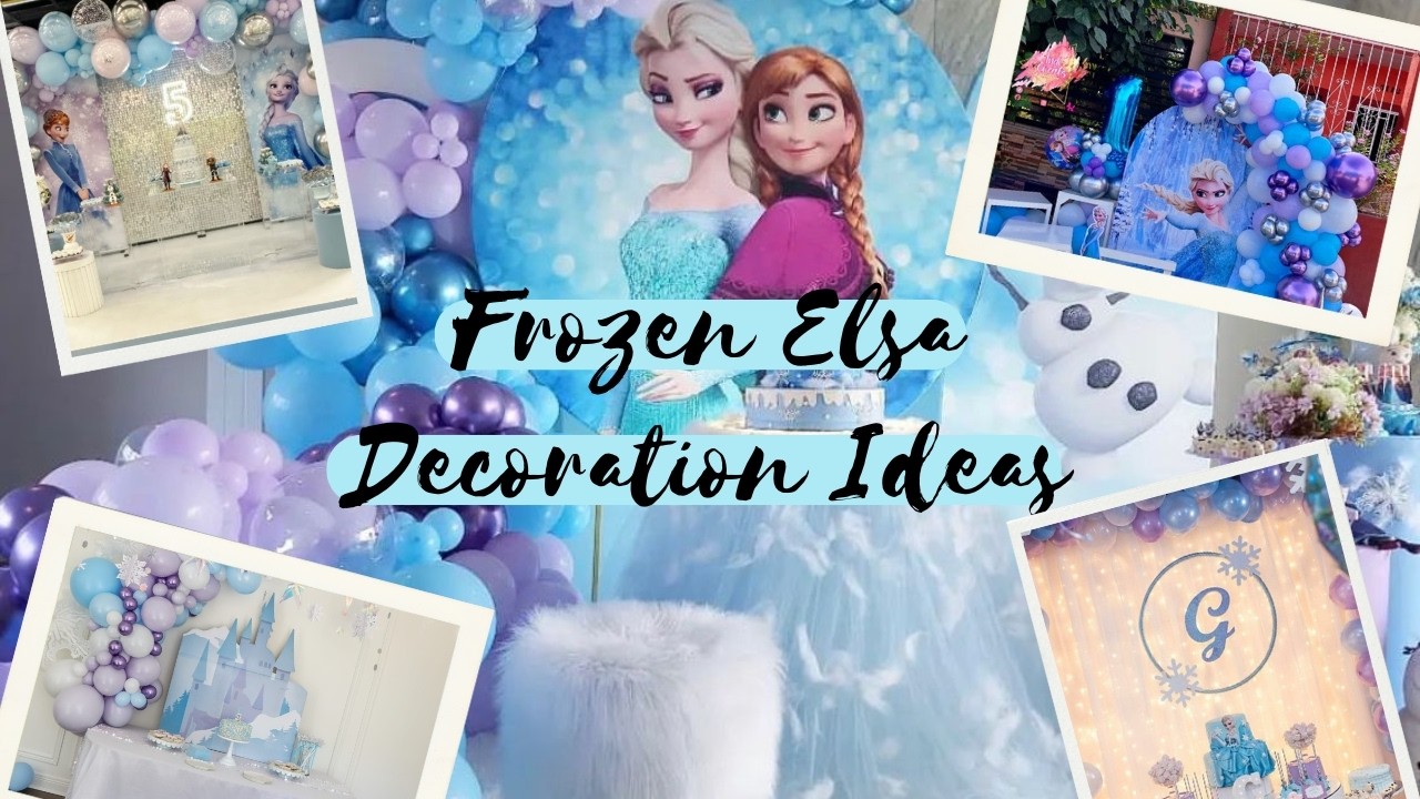 151+ Frozen Elsa Decoration Ideas 2025 Magical! ️ DIY Party Decor, Cake ...
