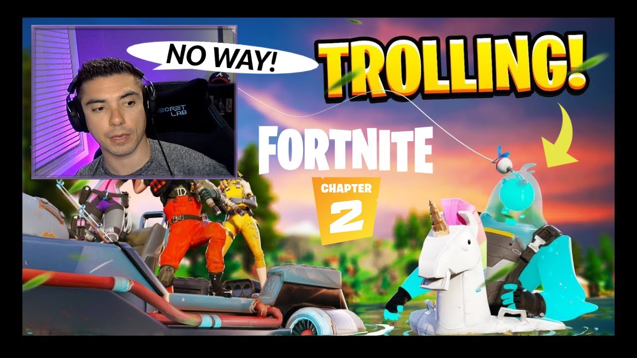 FUNNIEST way to TROLL PLAYERS (FORTNITE Chapter 2) - YouTube