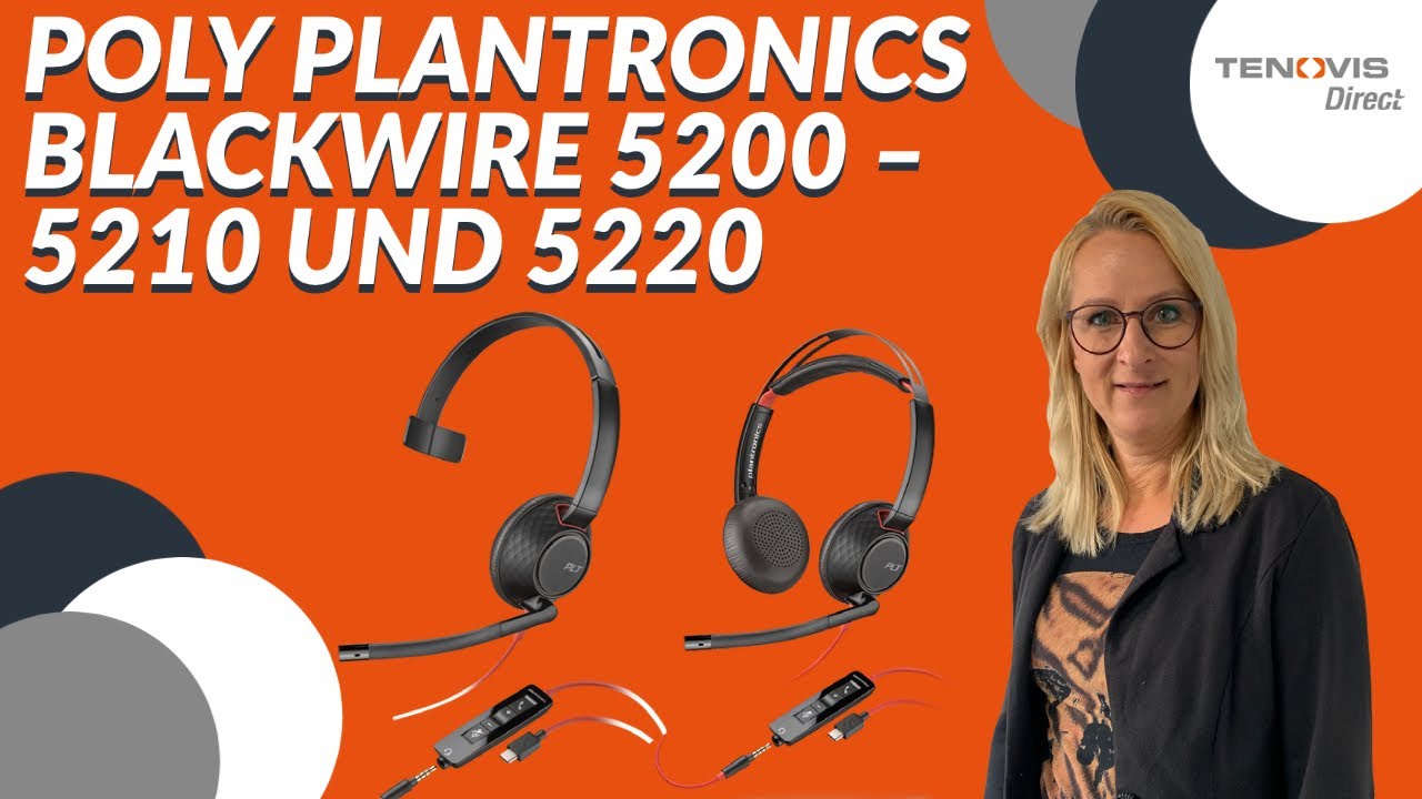 POLY PLANTRONICS BLACKWIRE 5200 Headset Review – Blackwire 5210 und ...