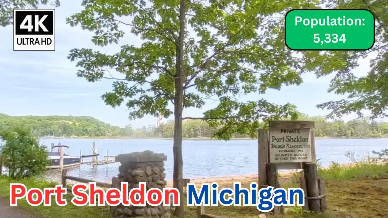 Driving Through Port Sheldon, Michigan 🚗 | Hidden Gem on the Lake ...