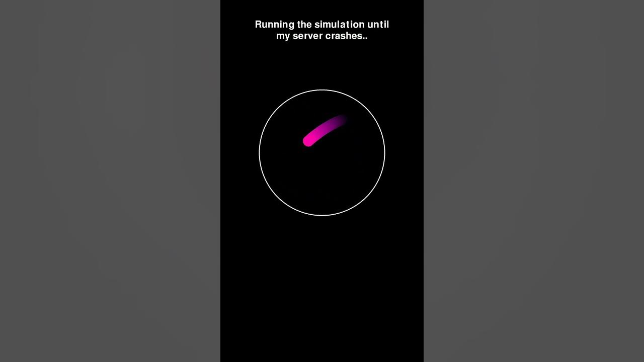 Ball bouncing simulation #adhd #music #code #space #python #physics # ...