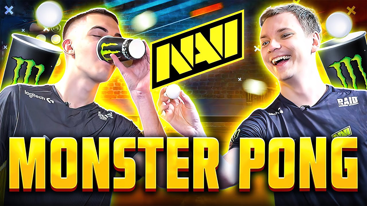 NAVI PUBG Mobile Играют в Monster Pong - YouTube