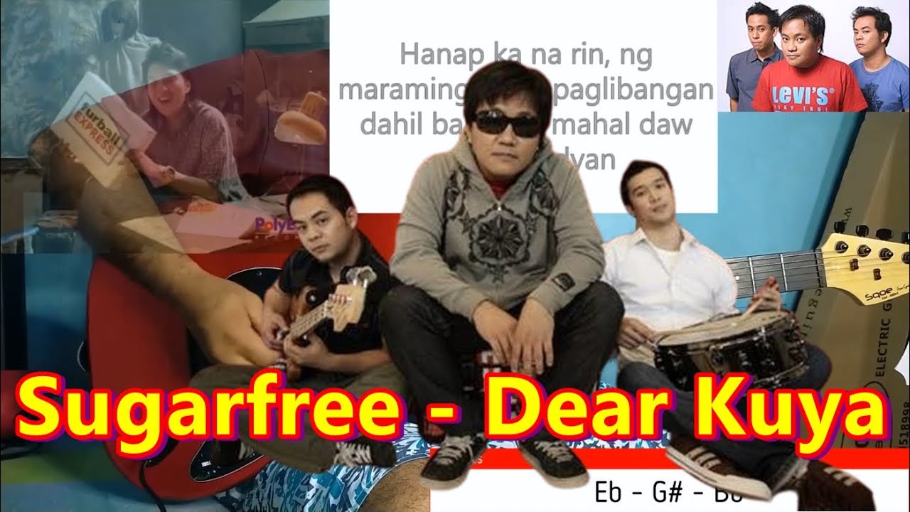Sugarfree - Dear Kuya (Guitar Cover With Chords & Lyrics) - YouTube