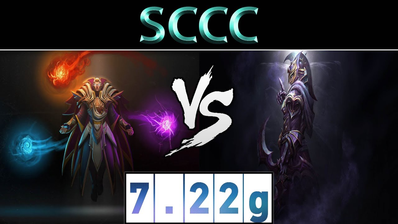 Sccc [Invoker] vs [Silencer] CN Ranked Dota 2 7.22g - YouTube