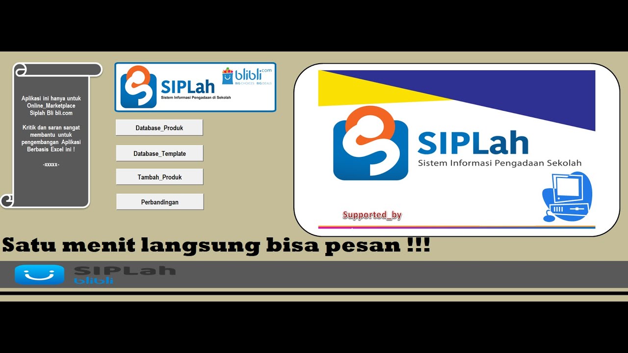 CARA PESAN OTOMATIS TEMPLATE BARANG DI SIPLAH BLI BLI - YouTube