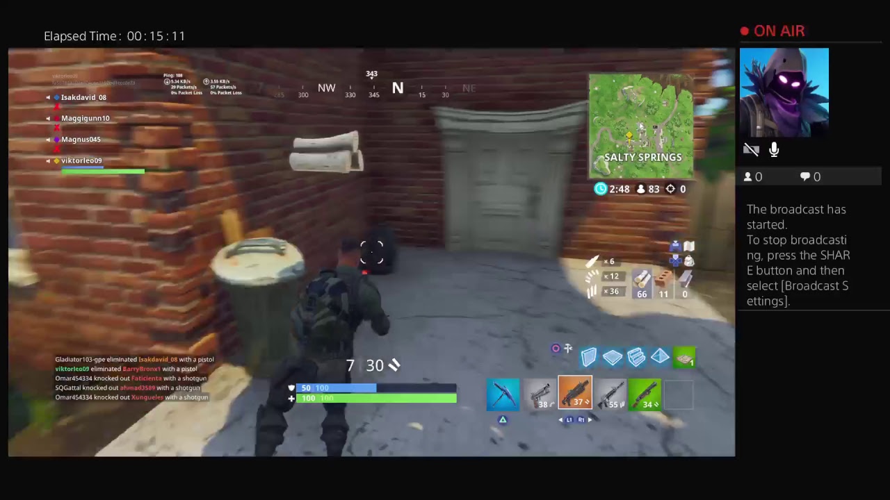 Fortnite live stream Viktor Leo - YouTube