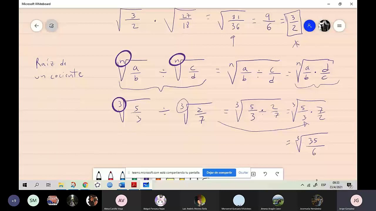 Propiedades de las raíces de números racionales - YouTube