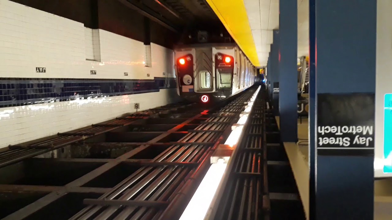 NYC Subway: A Day at Jay St-MetroTech (A, C, F) - YouTube