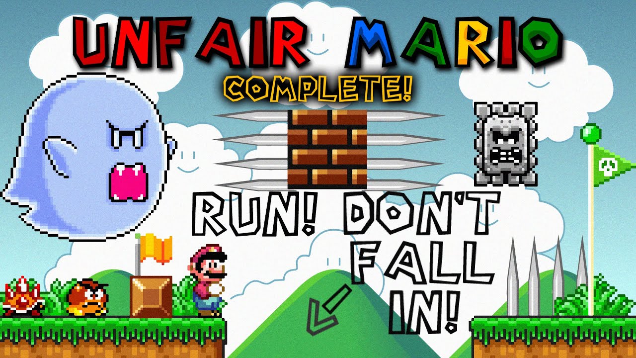 Unfair Mario ~ Complete Playthrough 4K! - YouTube