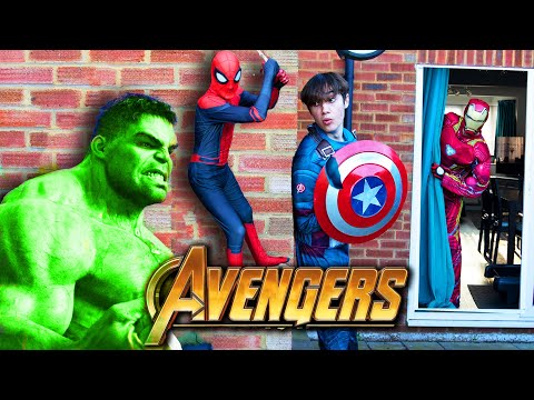 Avengers Extreme Hide and Seek! THE BEST HIDING SPOT!