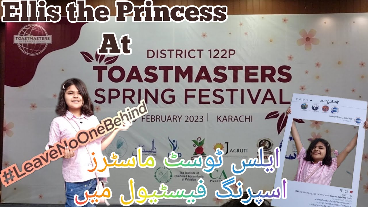 Ellis the Princess at Toastmasters Spring Festival. # ...