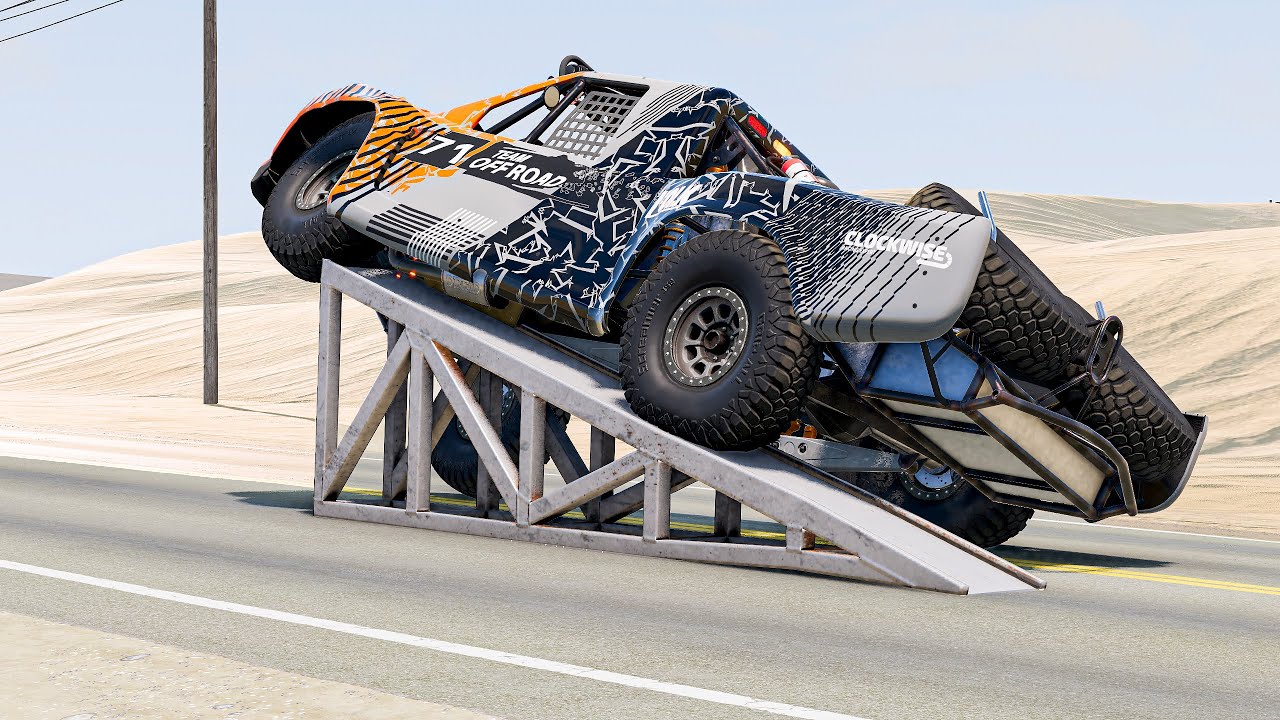 Cars vs Flip Ramp – BeamNG.Drive - YouTube