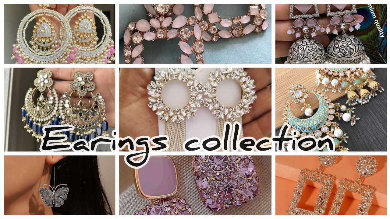 Earing collection for all types of dresses 👀 | Ethnic and western # ...