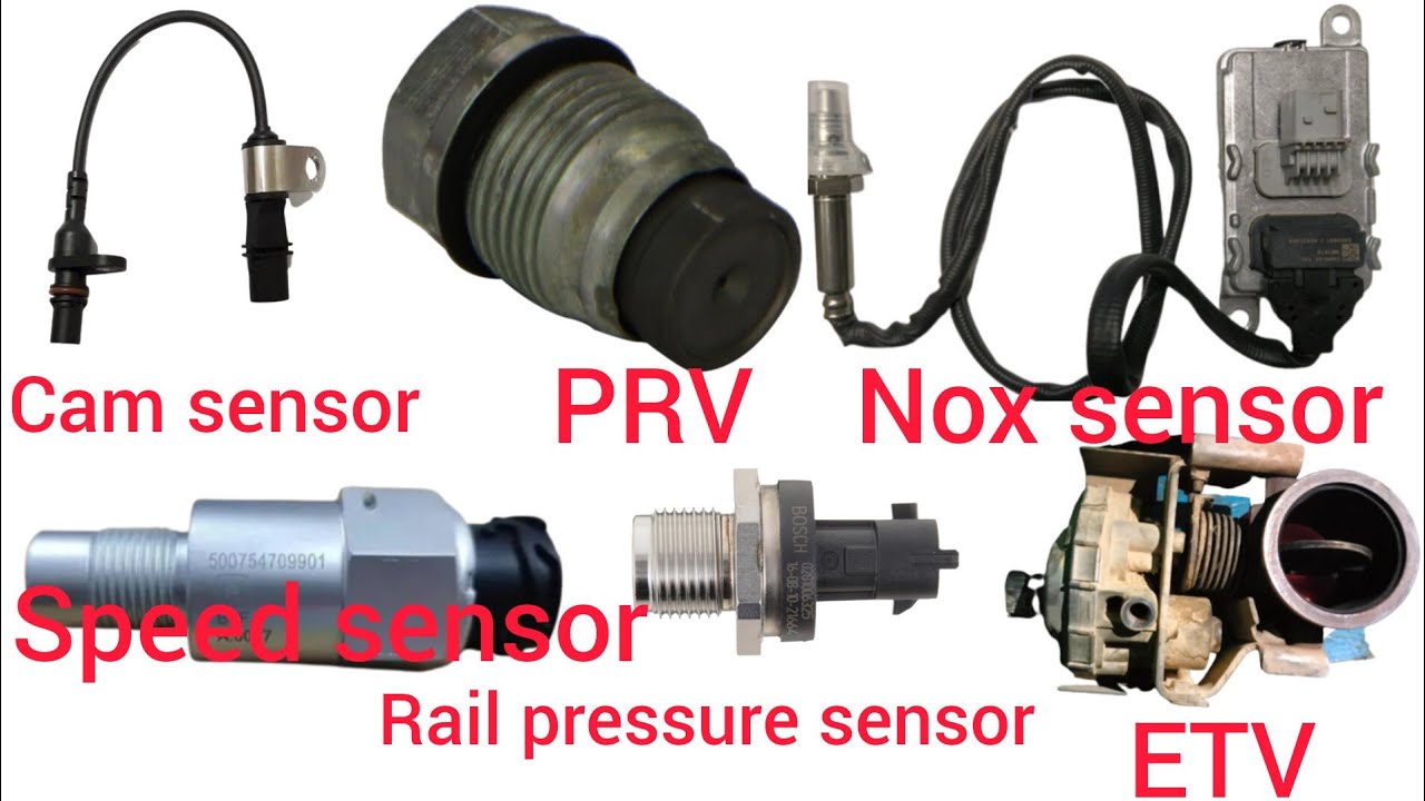 Nox Sensor Cam Sensor Rail Pressure Sensor Prv Etv And Scr Location