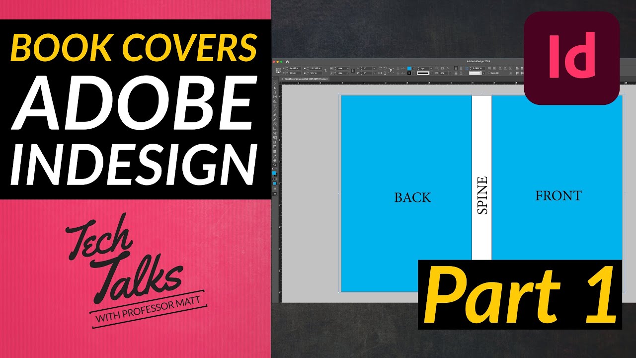 GRA2101c: Book Covers Adobe InDesign - Part 1 - YouTube