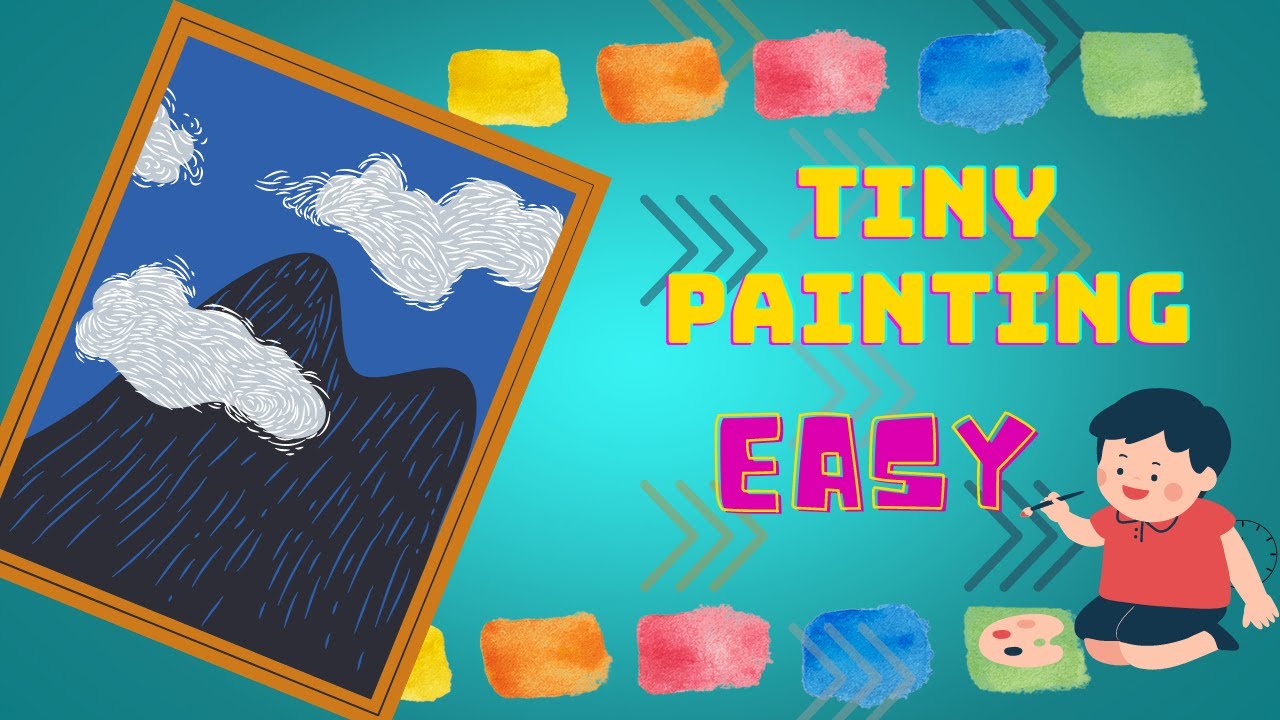 Tiny painting in 2 mins| easy for beginers| - YouTube