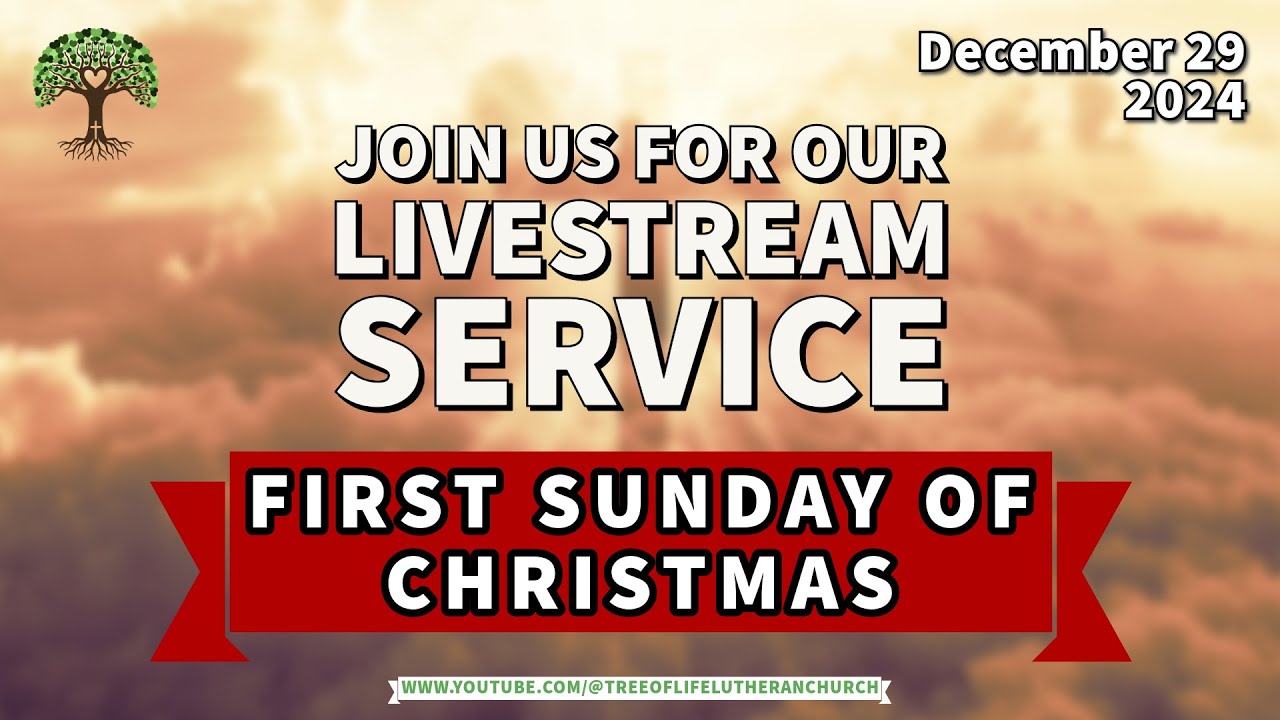FIRST SUNDAY OF CHRISTMAS: DECEMBER 29, 2024 Livestream - YouTube