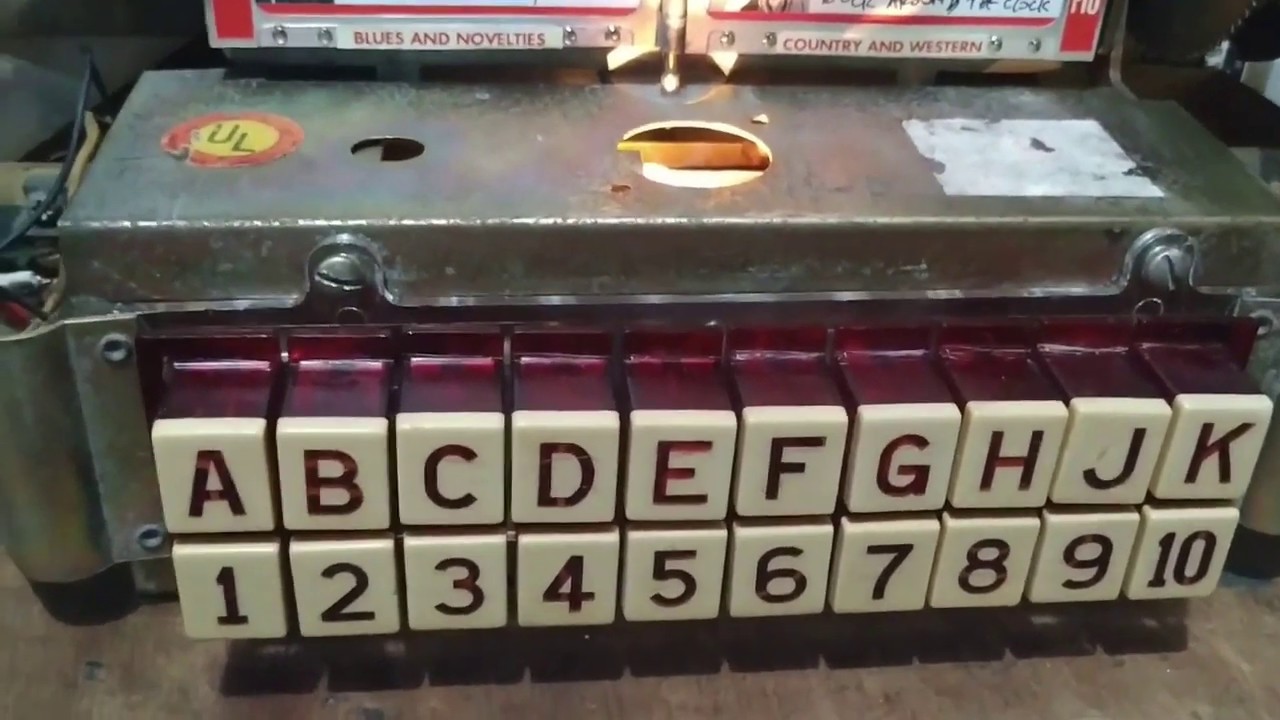 A 50's Seeburg 3w1 Wallbox to mp3 player conversion. - YouTube