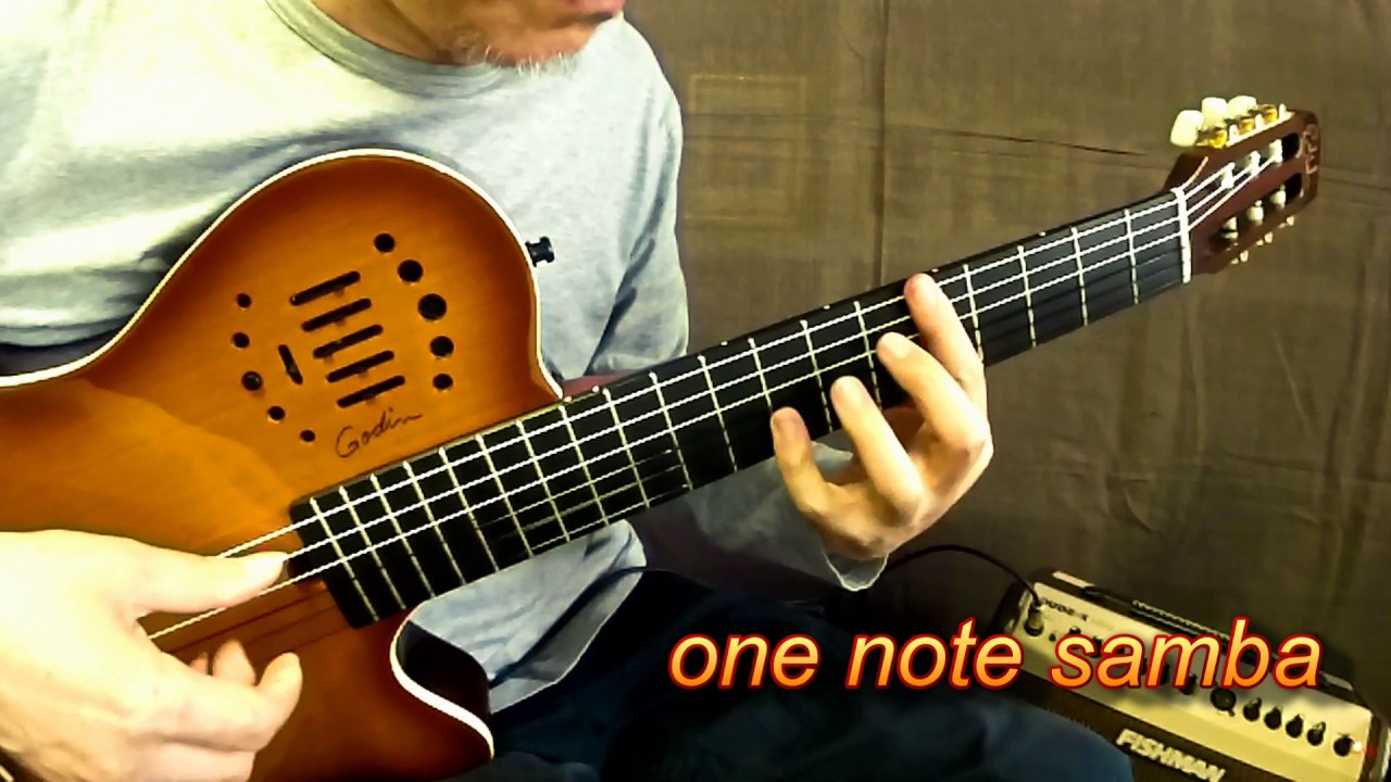 ♪Samba de Uma Nota Só (One Note Samba) re-harmonized --- Solo Guitar ...