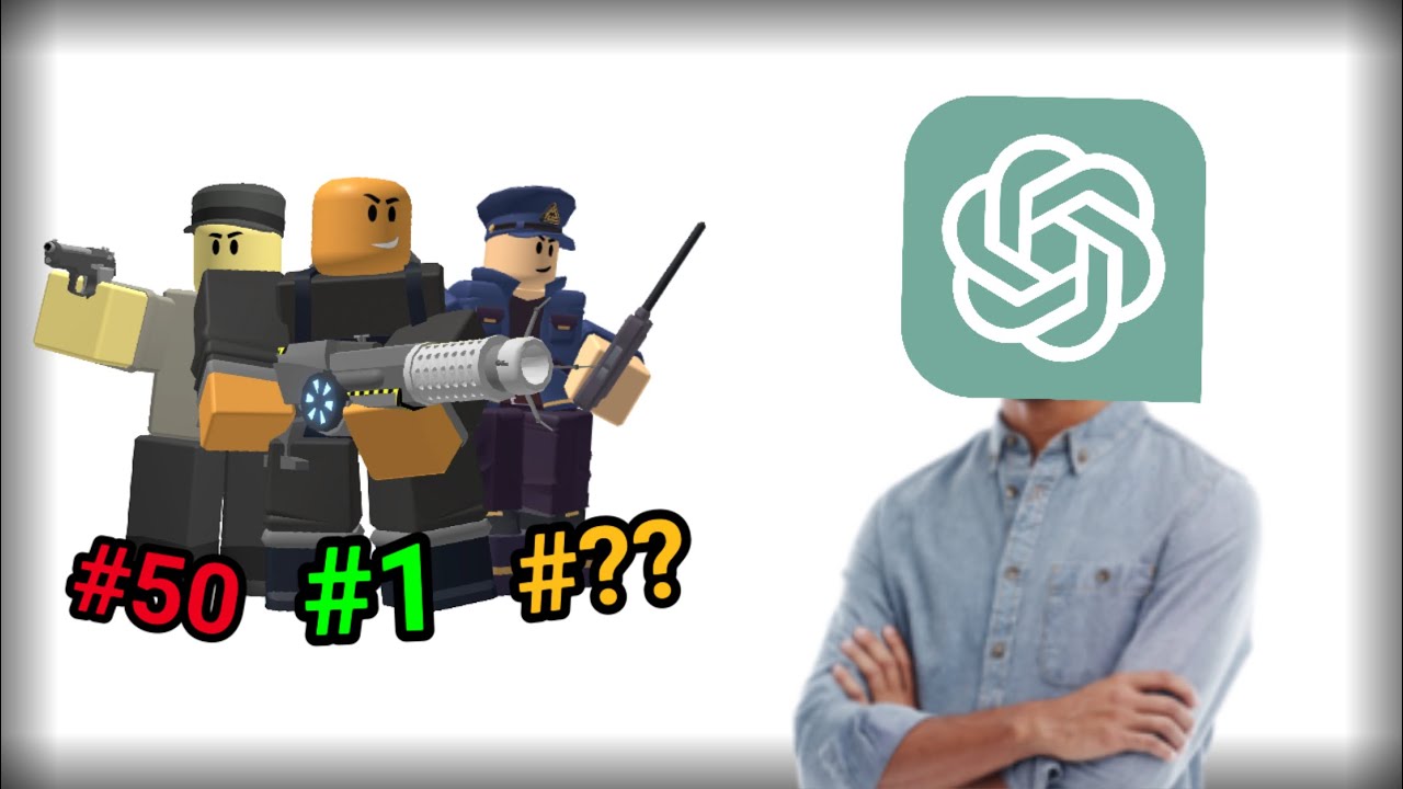 AI (tries) TO RANK EVERY TOWER IN TOWER DEFENSE SIMULATOR | (TDS) - YouTube