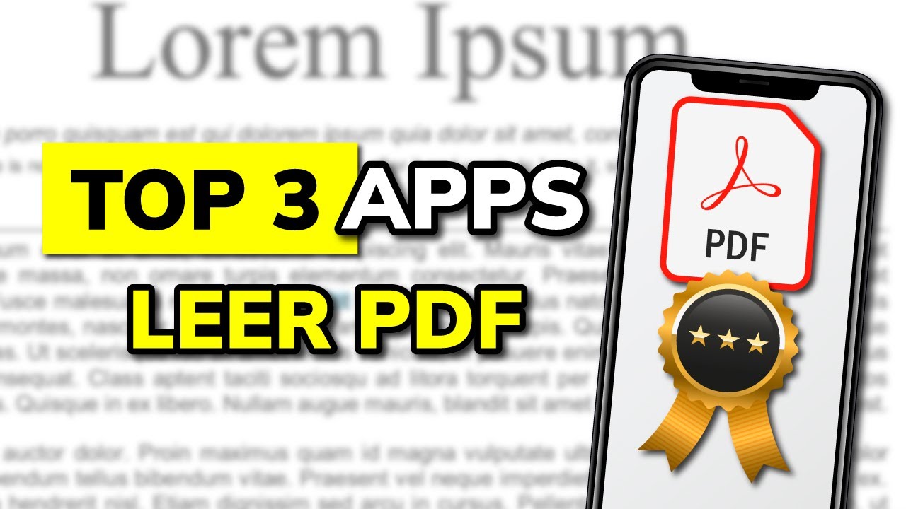🥇 3 Mejores APPS para LEER PDF en 2026 - YouTube