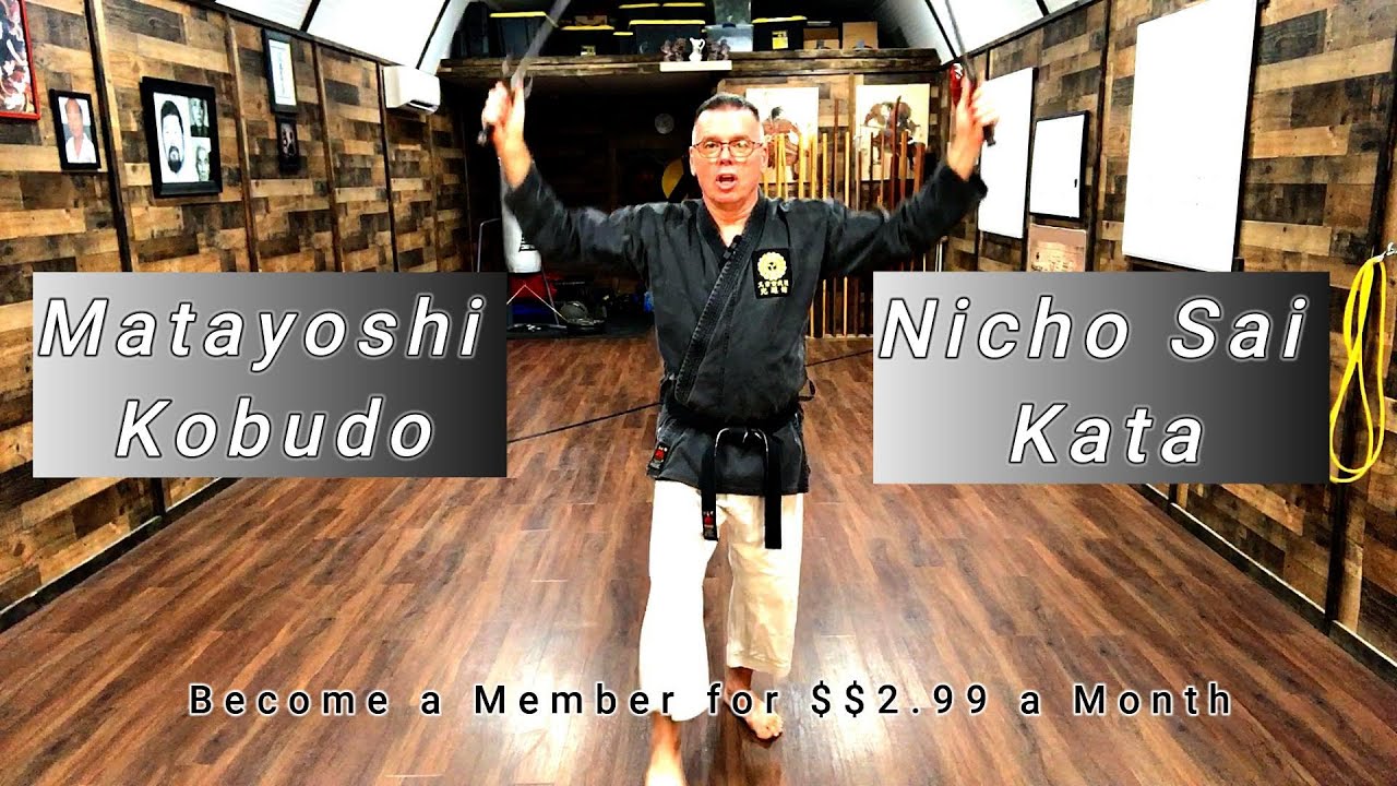 Preview "Nicho Sai Kata" Matayoshi Kobudo Michael Calandra - YouTube