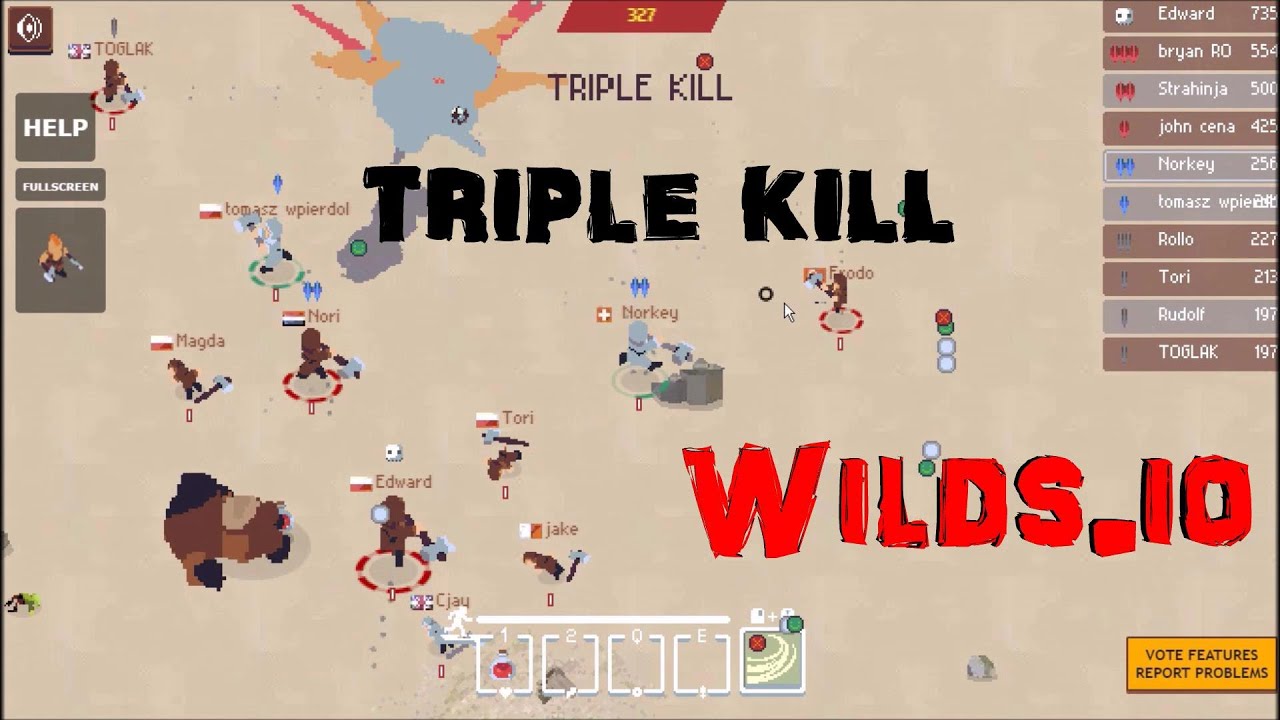 Wilds.io Gameplay! WILDS.IO - NEW .IO GAME! TRIBLEKILLS // DOUBLEKILLS ...