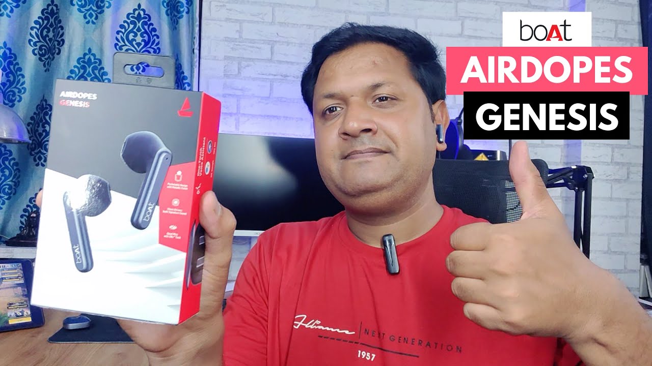 boAt Airdopes Genesis | 13mm Drivers, 54H Playback, BEAST™ Mode and ...