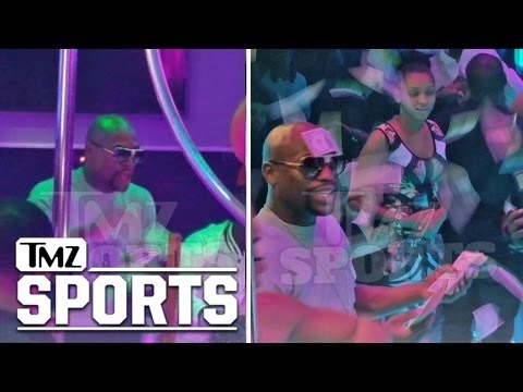 Floyd Mayweather – Lässt mit schnellen Händen 35.000 $ auf Stripperinnen regnen! | TMZ Sports