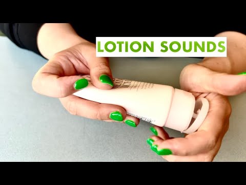 ASMR Lotion Sounds / For Tingles and Sleep - YouTube