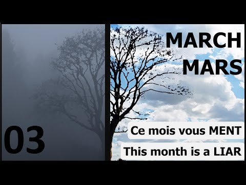 Ce que les LANGUES SLAVES nous disent du mois de MARS