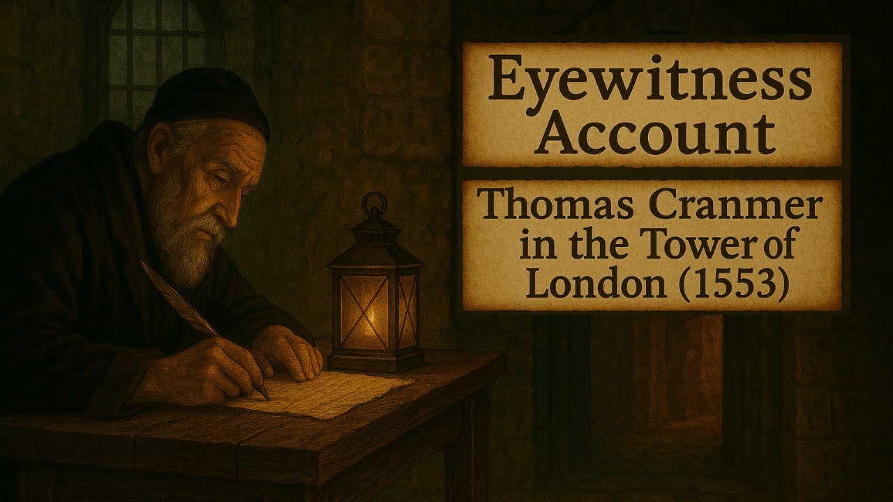 Eyewitness Account: Thomas Cranmer in the Tower of London (1553) - YouTube