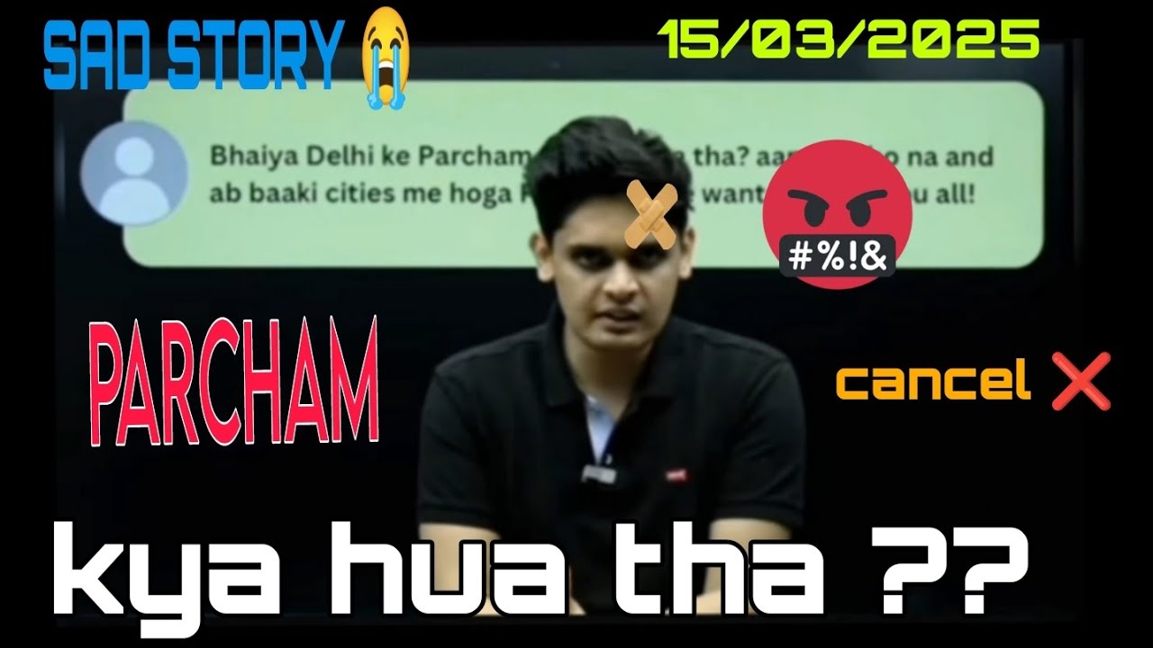 KYA HUA THA DELHI PARCHAM ME 😱😱 || PARCHAM CANCEL 2025 || BHAIYA KO KYA ...