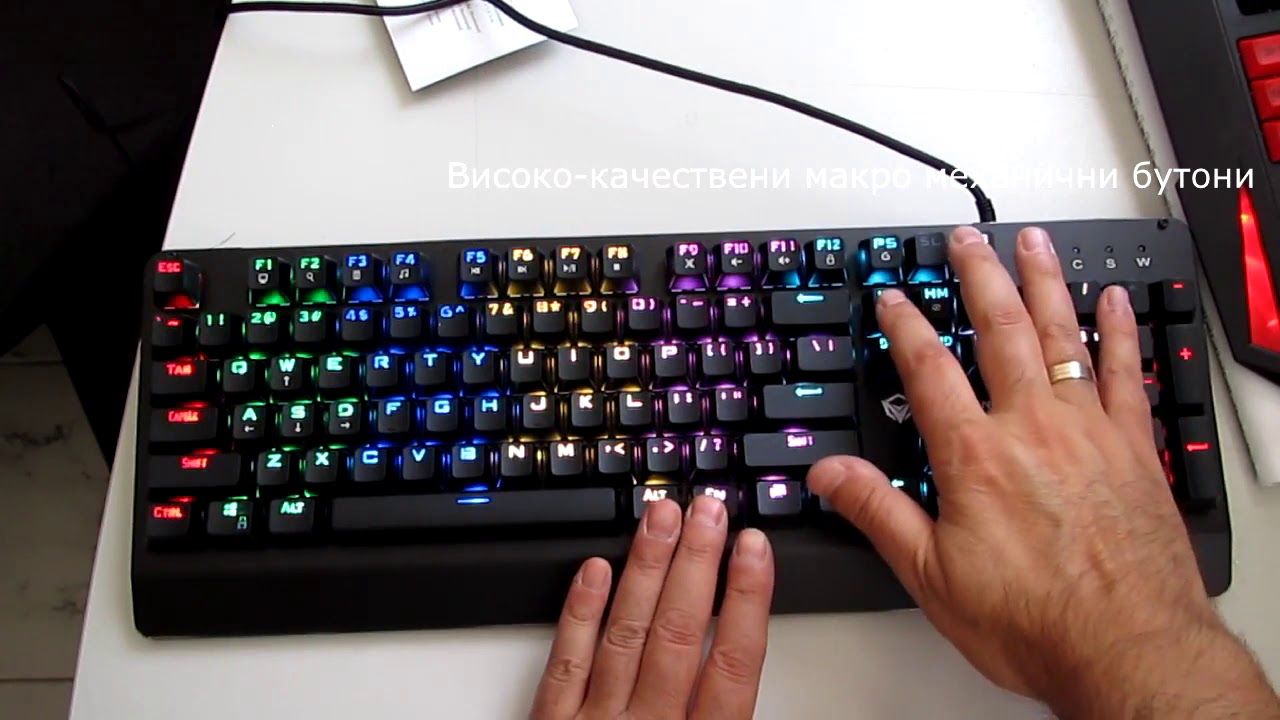 Game keyboard Meetion MT MK01 - YouTube