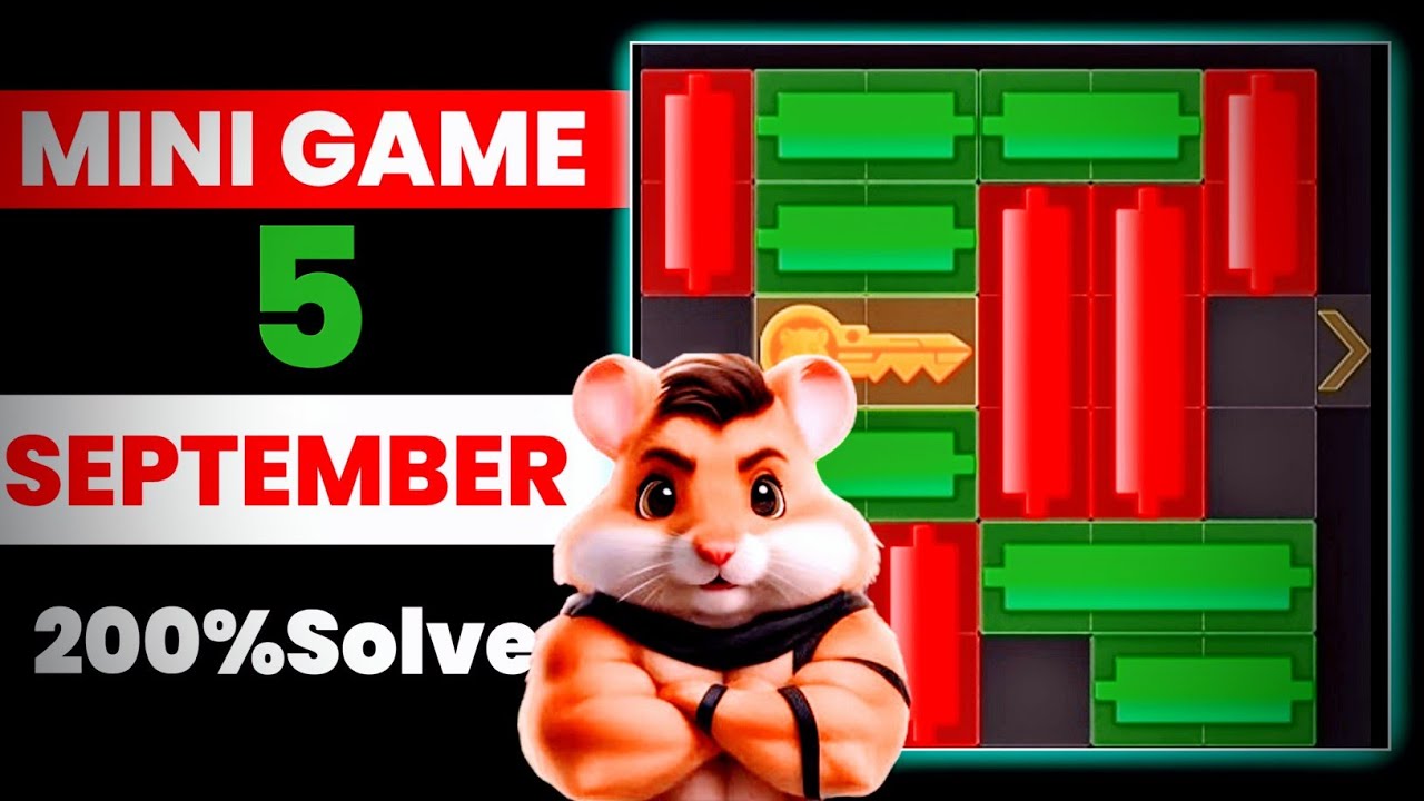 5 September Mini Games Today || Today Hamster Combat Mini Games | key 🗝 ...