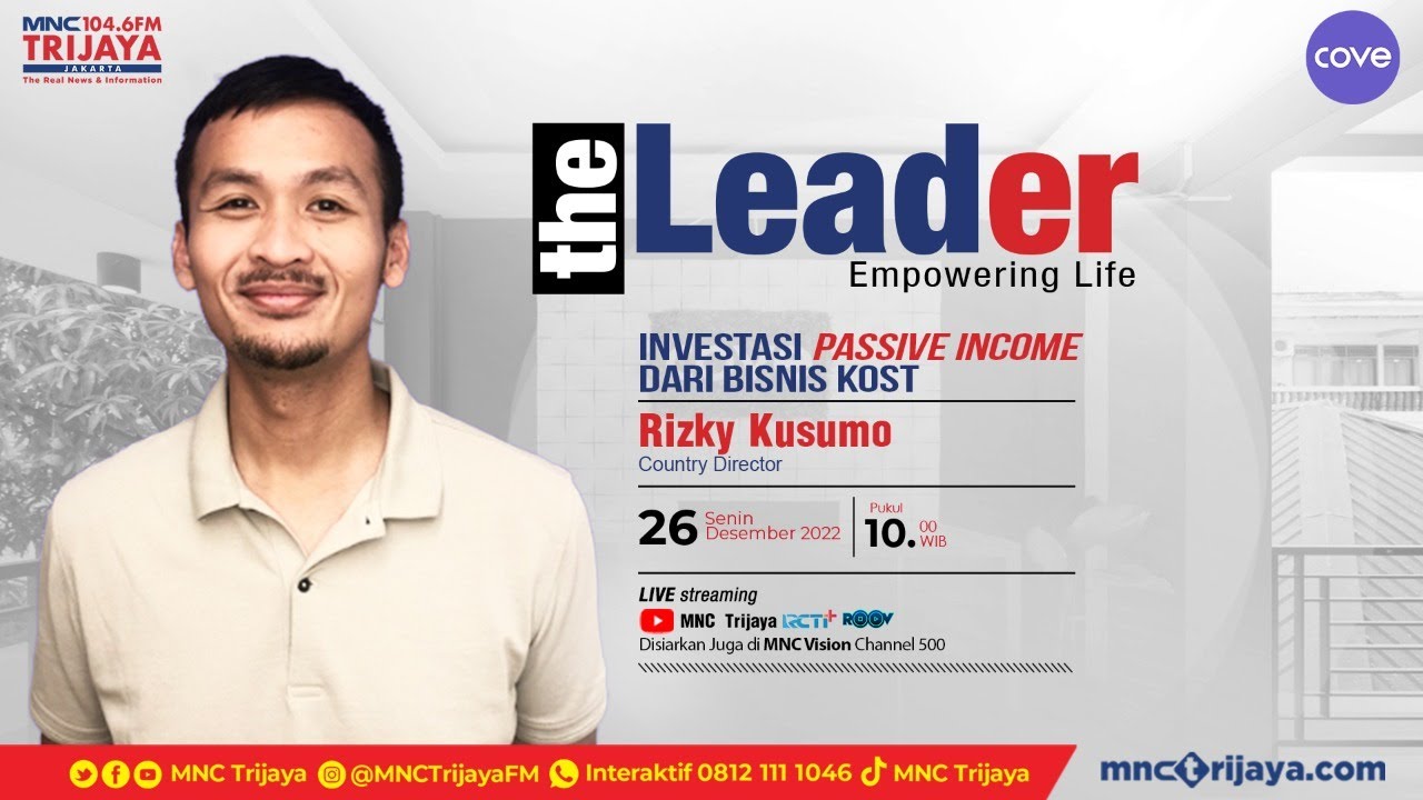 THE LEADER "INVESTASI PASSIVE INCOME DARI BISNIS KOST" - YouTube