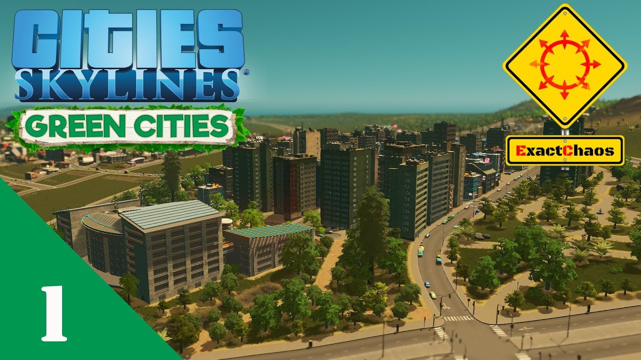 Cities Skylines Green Cities Let's Play 1 - Starting out Green - YouTube