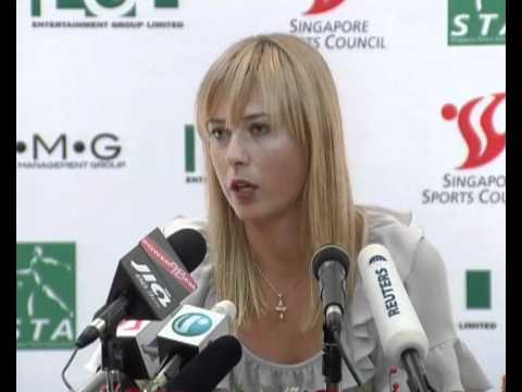 Maria Sharapova interview on playing the Australian Open - YouTube
