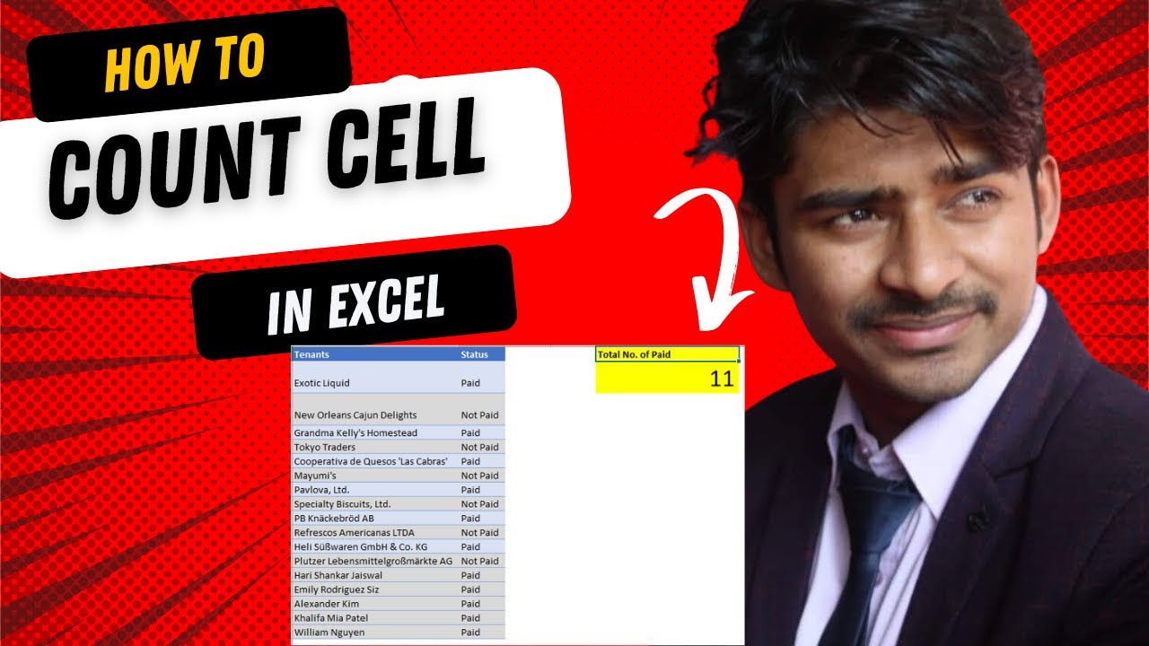 Mastering Excel: Learn How to Count Cells like a Pro in 5 Easy Steps ...
