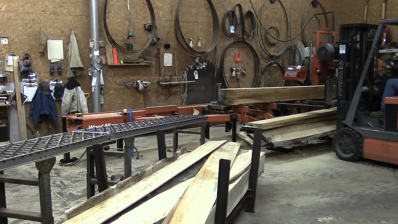 Wood-Mizer ~ Dump Truck Side Boards - YouTube
