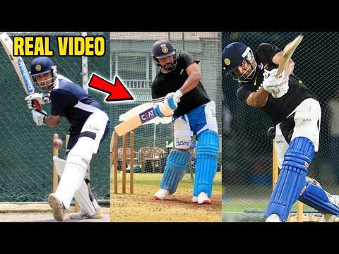 Rohit Sharma Net practice video | Rohit Sharma Batting technique - YouTube