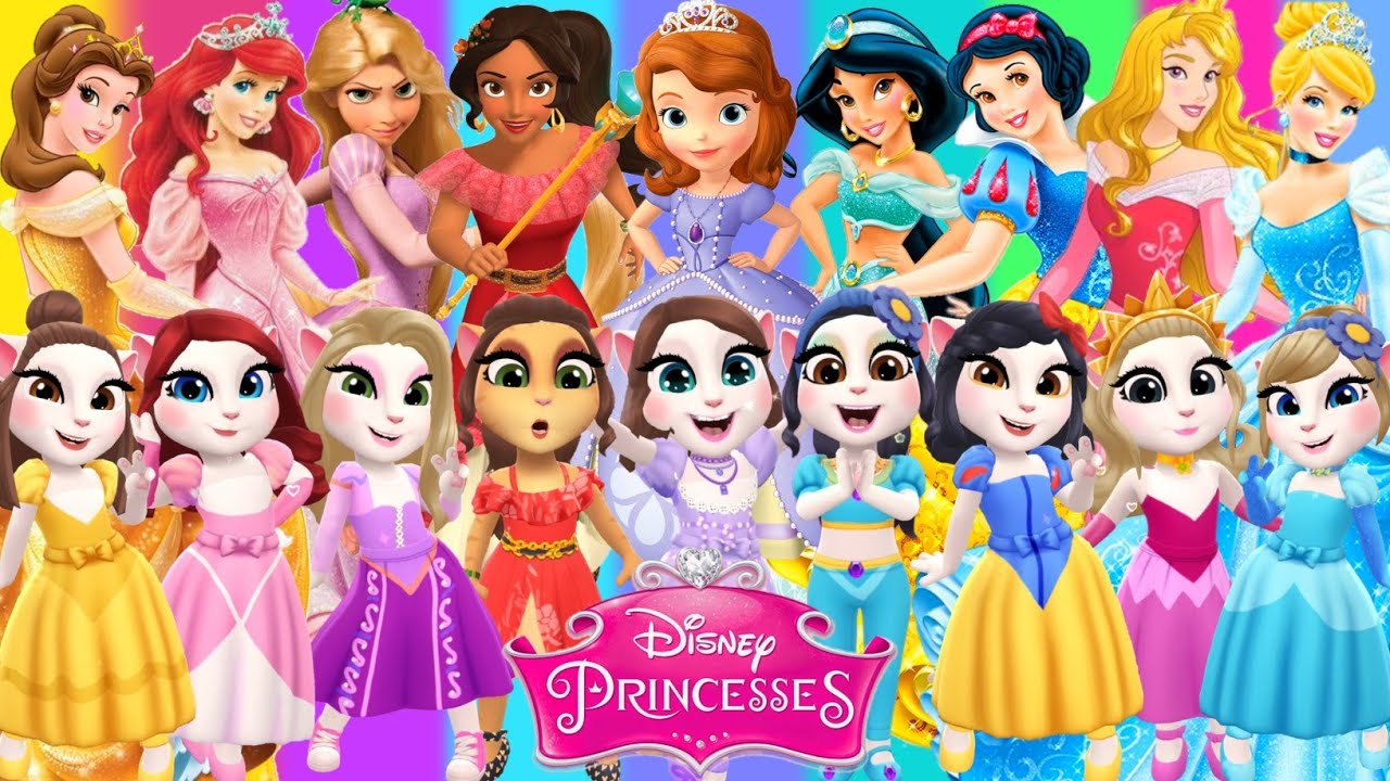 🌈 DISNEY PRINCESS ANGELA 2 | Amazing Cosplay Makeover - YouTube